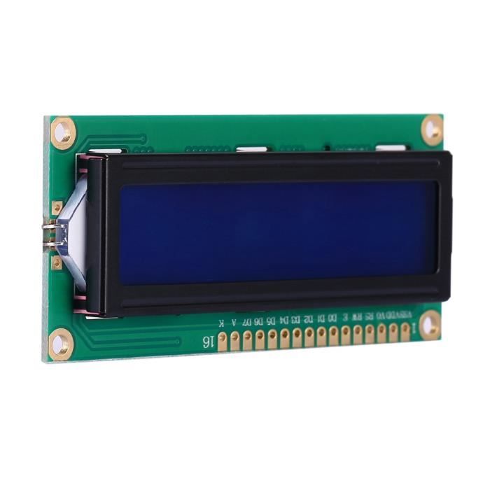 Akozon écran LCD 1602 écran bleu du module d'affichage LCD avec ...