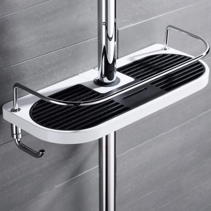 Support de rangement salle de bain Support de colonne de douche sans ...