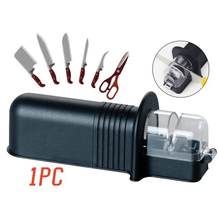 Aiguiseur de couteaux,Aiguiseur de Lame Roll-Sharp,Affûteur de lame manuel,avec Pierre à ...
