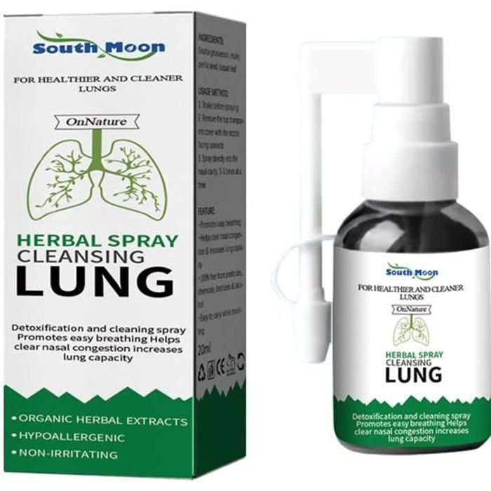 Nettoyage des poumons, Lignosus pour Les poumons, Spray nettoyant pour ...