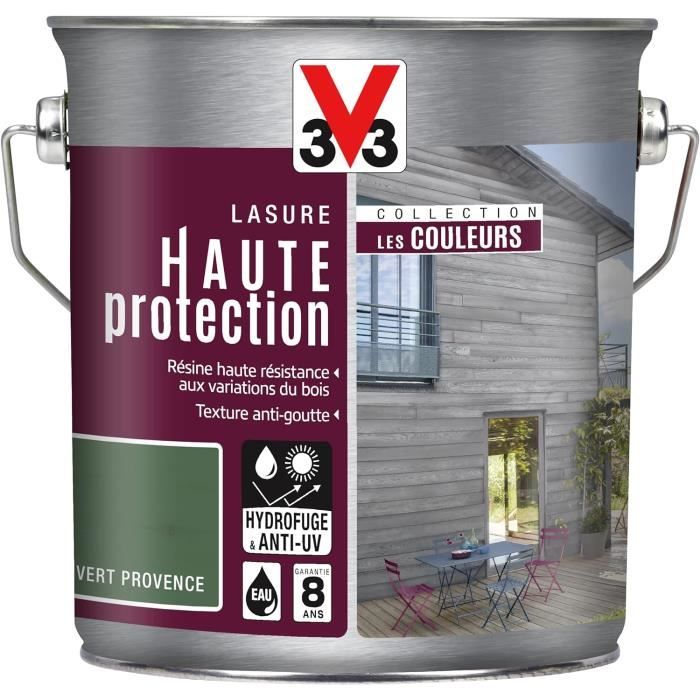 Lasure haute protection, Les couleurs, Vert Provence.[Z1055 ...