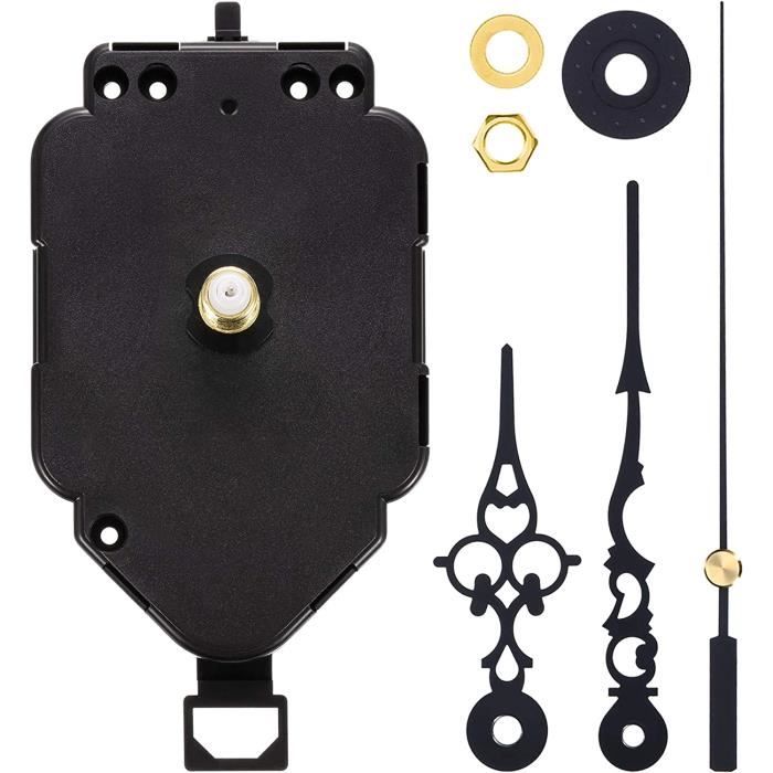Mouvement d'horloge Pendule Quartz DIY Kits de Mouvement Remplacement ...