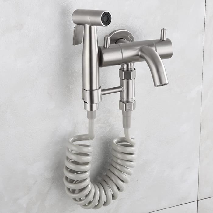 WC douchette douchette wc kit complet inox douchette toilette wc ...