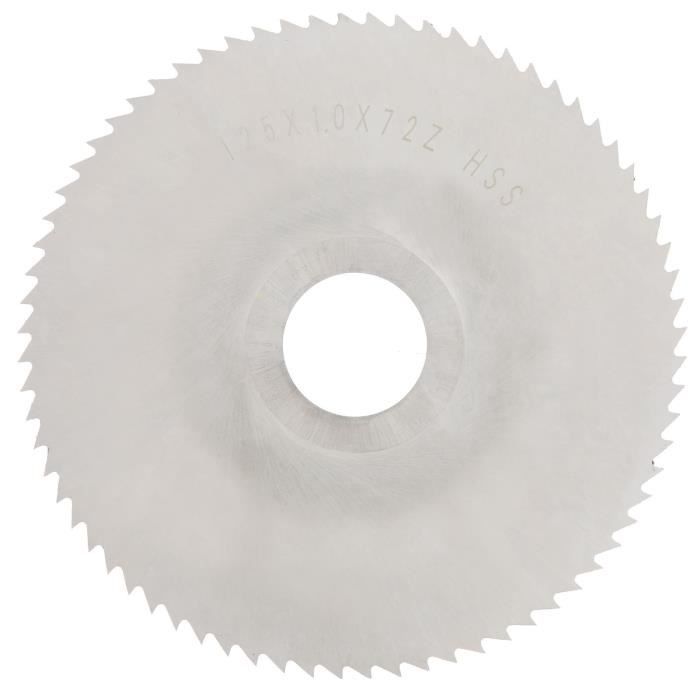 Lame de scie circulaire FDIT - Disque coupe acier rapide 125x1x27mm ...