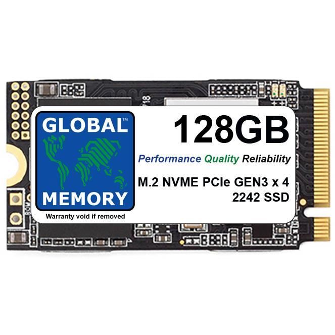 128Go 2242 PCIe Gen3 x4 NVMe SOLID STATE DRIVE SSD POUR ORDINATEURS ...