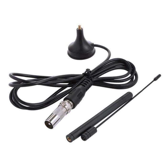 CABLE ANTENNE,Black Antenne numérique d'intérieur pour TV HD et HDTV ...