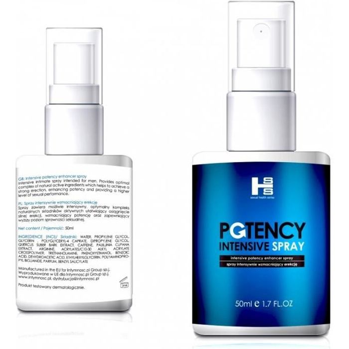POTENCY SPRAY DE PUISSANCE - SPRAY D'AMÉLIORATION DE L'ÉRECTION INTENSE ...