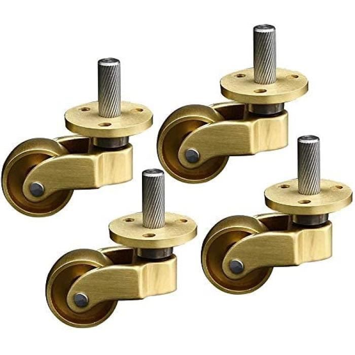 Roulettes, Roulettes Pour Tables Et Chaises De Meubles, Tiges Filetées ...