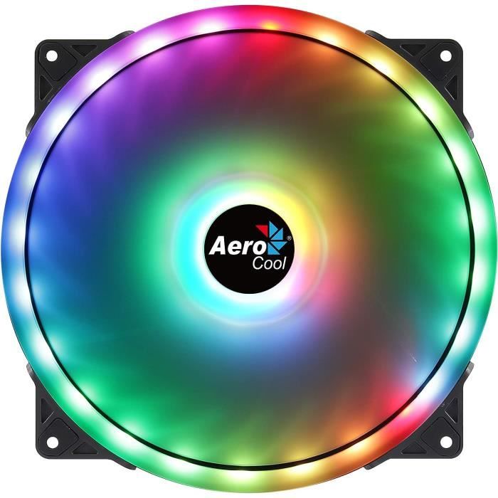 Duo 20 Argb Led Pc Fan, 200 Mm, 700 Rpm, Curved Fan Blades For Maximum ...