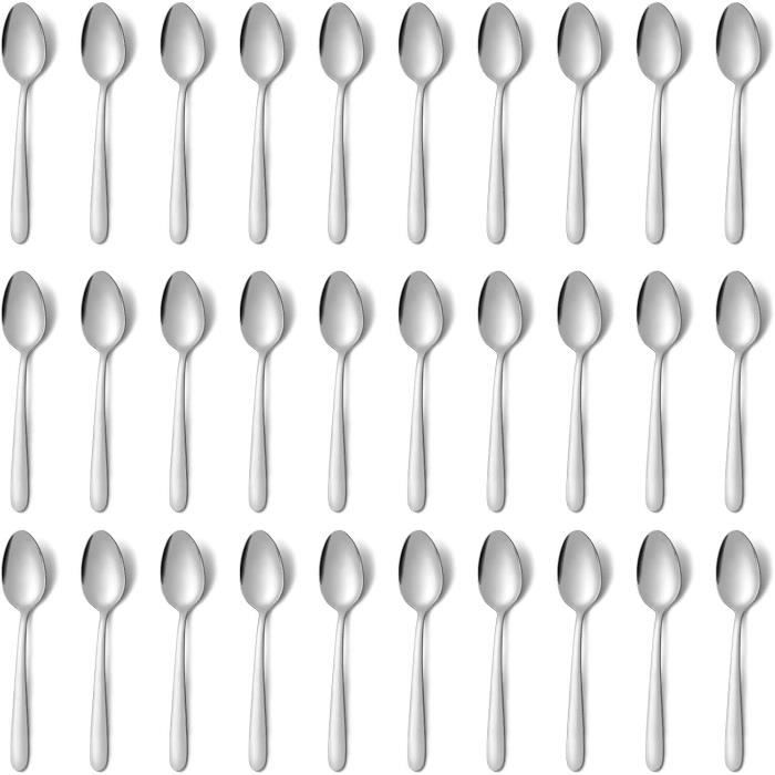 Cuillere A Cafe, Petite Cuillère En Acier Inoxydable 36 Pièces, 5,9 ...