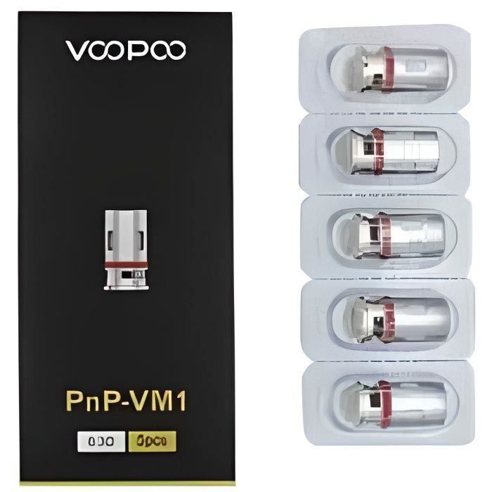 VOOPOO - 5 pcs Résistances VOOPOO Mesh PnP VM1 0.3ohm pour Vinci Pod - Cdiscount Au quotidien