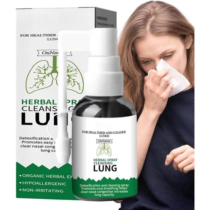 Nettoyage des poumons, Lignosus pour Les poumons, Spray nettoyant pour ...