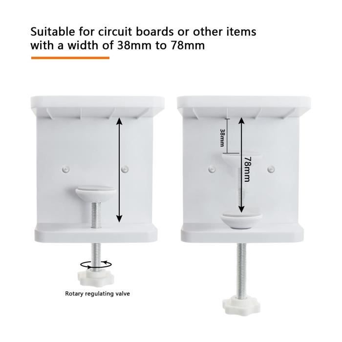 Support Pince Table Pour Multiprise - Prises Multiples Gestion Câbles ...