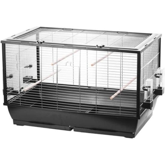Cage à oiseaux pour perruches, canaris - avec ouverture sur le dessus ...