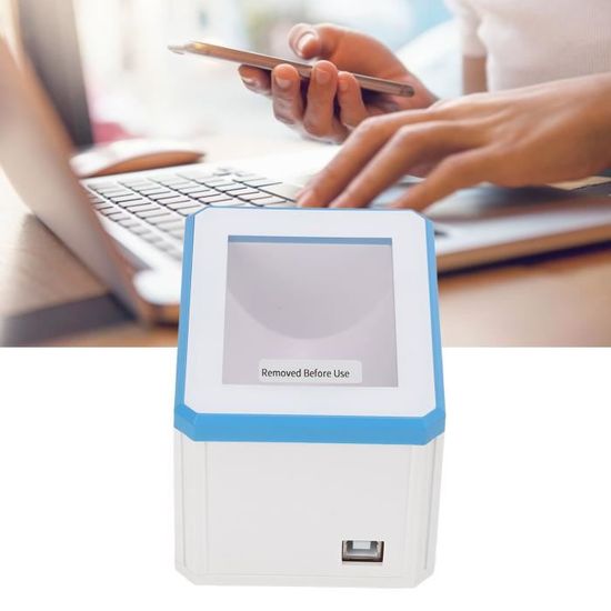 Drfeify Scanner de codes-barres 2D de bureau Scanner de codes-barres 2D ...