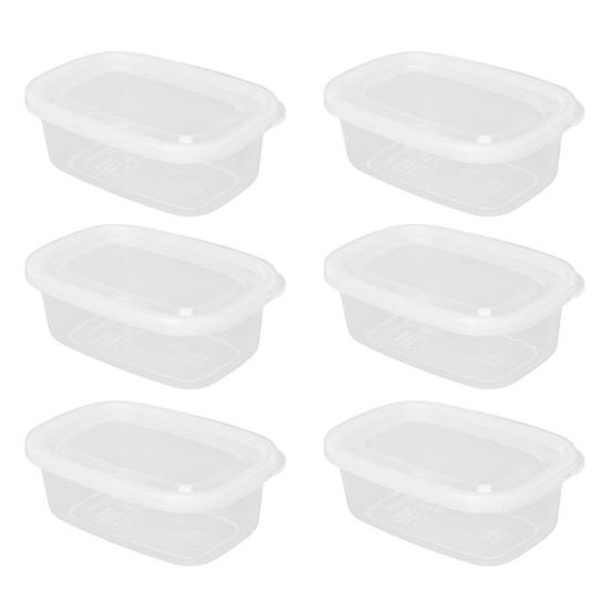 EJ.life Récipient pour aliments pour préparation de repas rectangulaire ...