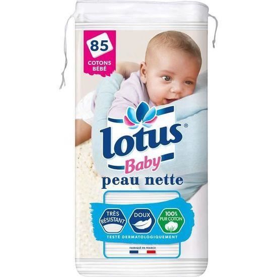 Cotons - LOTUS BABY - Lot de 3 - Peau Nette - Paquet de 85 cotons ...