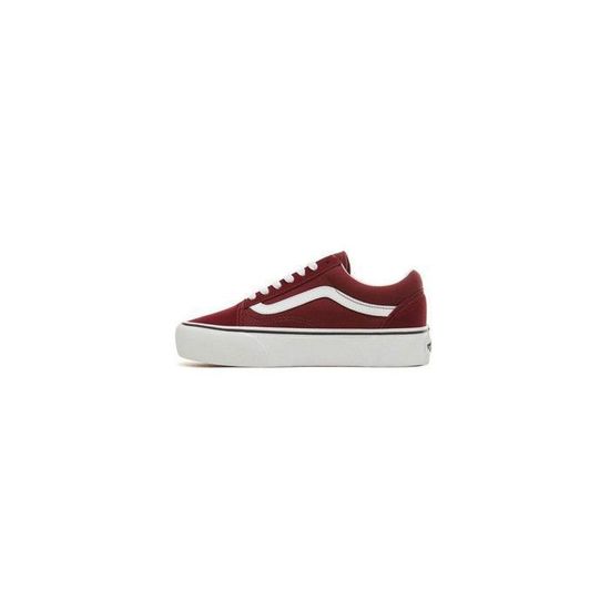 Basket ZZZOOLIGHT - Vans OLD SKOOL PLATFORM - Cuir - Port royal - Femme ...