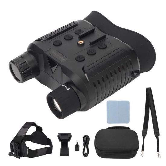 VINGVO Visière de casque HD, Zoom 8X, Vision nocturne, Jumelles ...