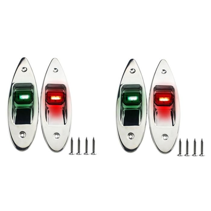 Feux de Signalisation LED Bicolores Feux de Navigation Universels pour ...