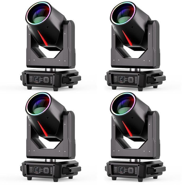 U'King 380W DJ LYRE LED RGBW - Lumière de Scène Zoom Beam Wash Gobo 8 ...