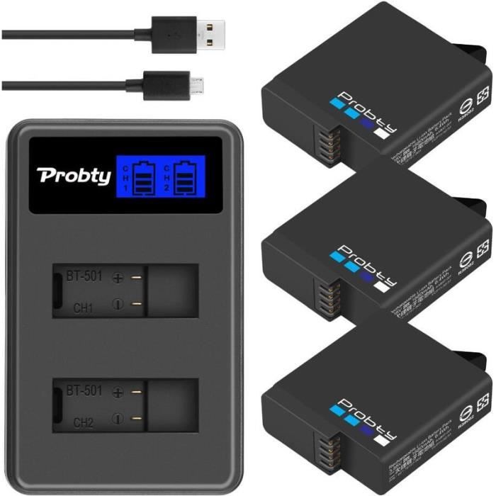 3Pack NP-FM50 NP FM50 NPFM50 Rechargeable Camera Battery for Sony Alpha ...