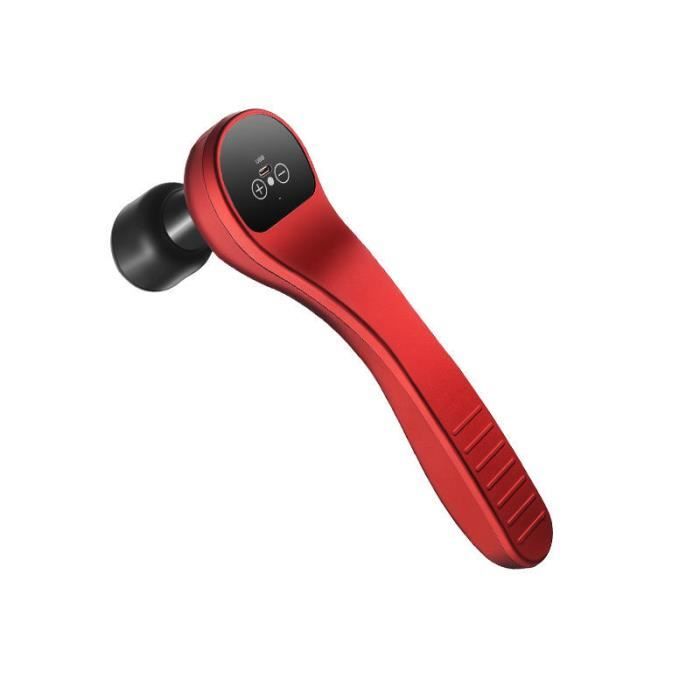 Rouge-Pistolet de Massage électrique vibrant, masseur musculaire, pour ...