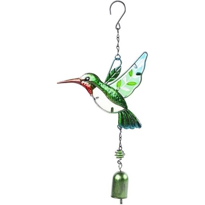 Carillon éolien en forme de colibri - Décoration de jardin à suspendre ...