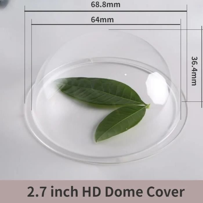 Hikvision-Sphblades en verre transparent pour caméra de surveillance ...