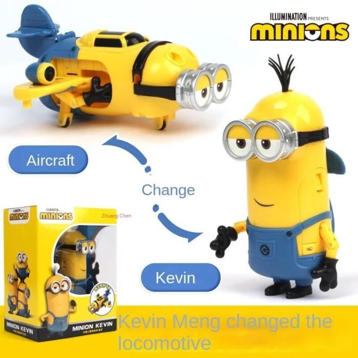 Figurine Miniature - Minions - Transform Robot Car Aircraft - Jaune ...
