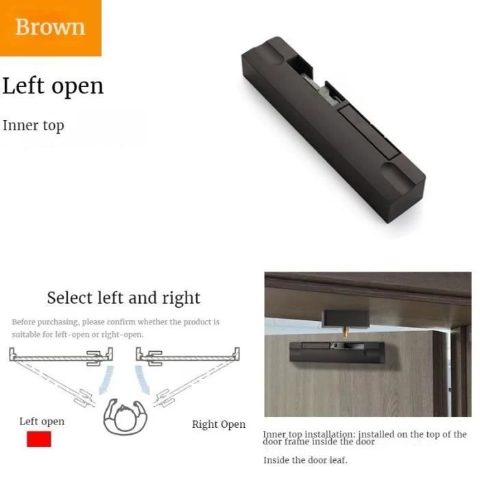 Noire - Barrière de porte tampon porte en bois porte plate ouverte ...