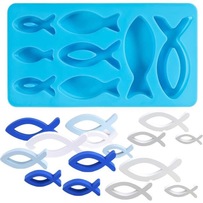 Moule En Silicone Pour Poisson, 8 GrillesMoules En SiliconeMoules En ...