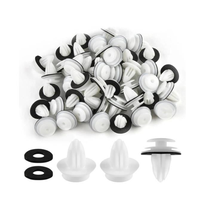 50 Pièces Clips de Fixation Voiture, Clips Voiture, Universal Retenue ...