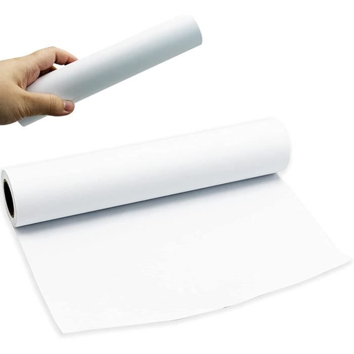 Rouleau de papier à dessin blanc - 10 m de papier artistique, peinture ...