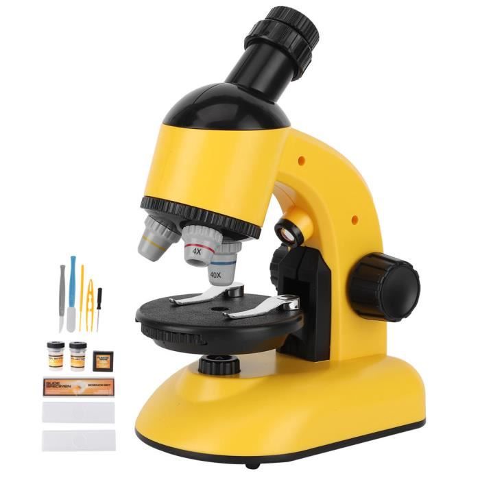 Sonew Microscope pour enfants Microscope Enfants 40X‑1200X avec Tête de ...