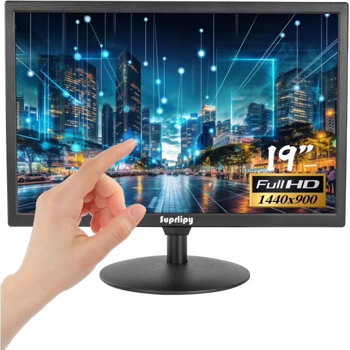 Moniteur Tactile 19" - GENERIC - TFT LCD - 1440x900 - HDMI, VGA, USB ...