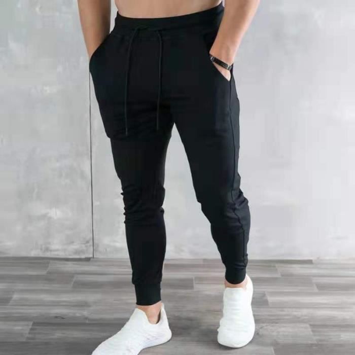 Pantalon de jogging - décontracté pour homme nouvelle collection couleur Nck102black - Cdiscount ...