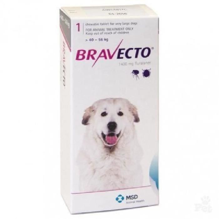Bravecto chien 40-56 kg peremption 2019 tiques et puces - Cdiscount