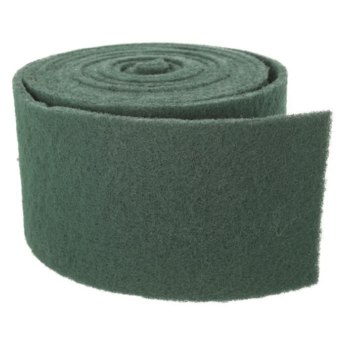 Tampon abrasif - rouleau de 5 m x 14 cm - vert - Cdiscount Bricolage