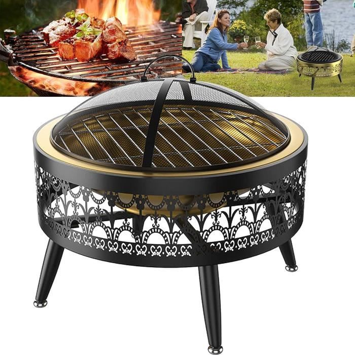 Extérieur Brasero pour Jardin Terrasse, Brasero Barbecue Charbon de ...