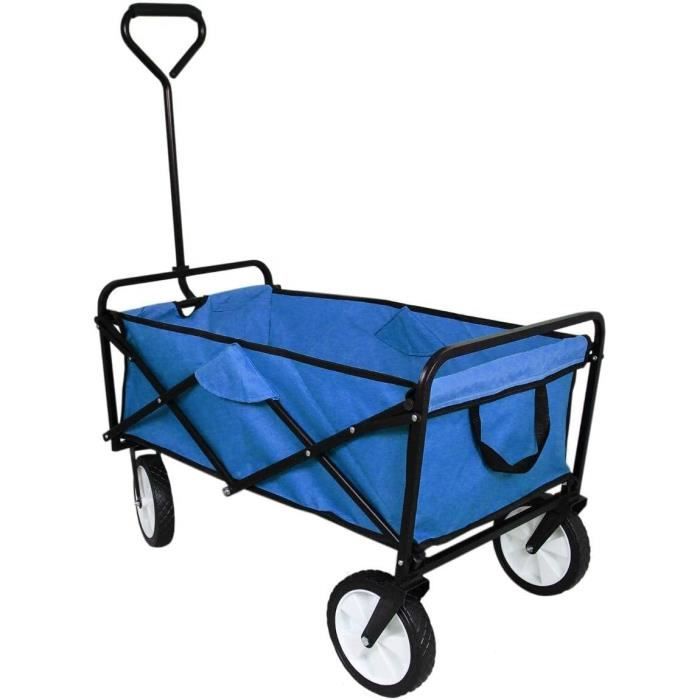Chariot de Jardin à 4 Roues Pliable Brouette Utilité Chariot de ...