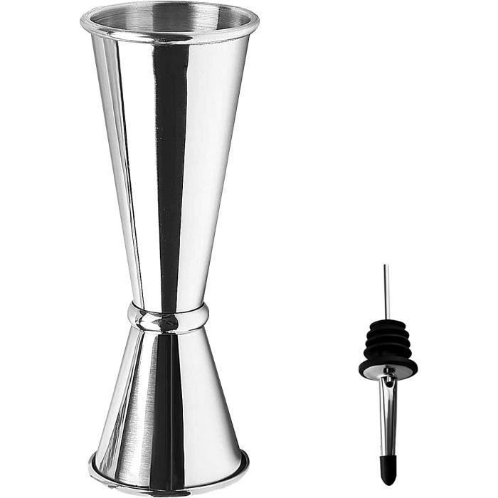 Double Doseur de Liqueur en Acier Inoxydable, 30-60 ml doseur cocktail ...