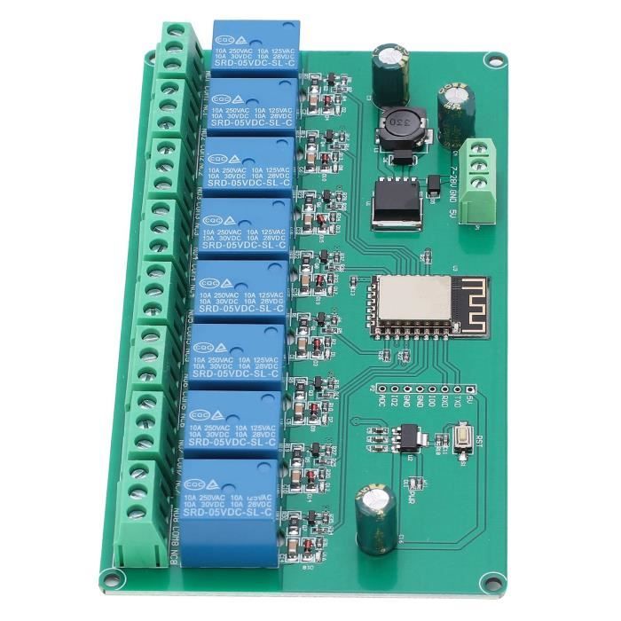 VBESTLIFE module de relais ESP8266 Carte de Développement de Module de ... VBESTLIFE module de relais ESP8266 Carte de Développement de Module de ...
