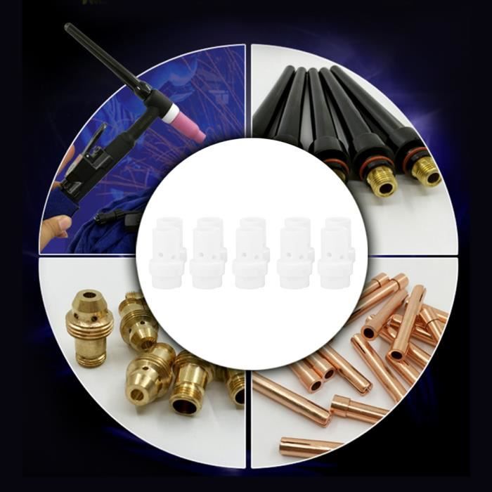 Diffuseur de gaz MIG Gas Diffuser 36KD - Cikonielf - 10 pièces - Blanc ...