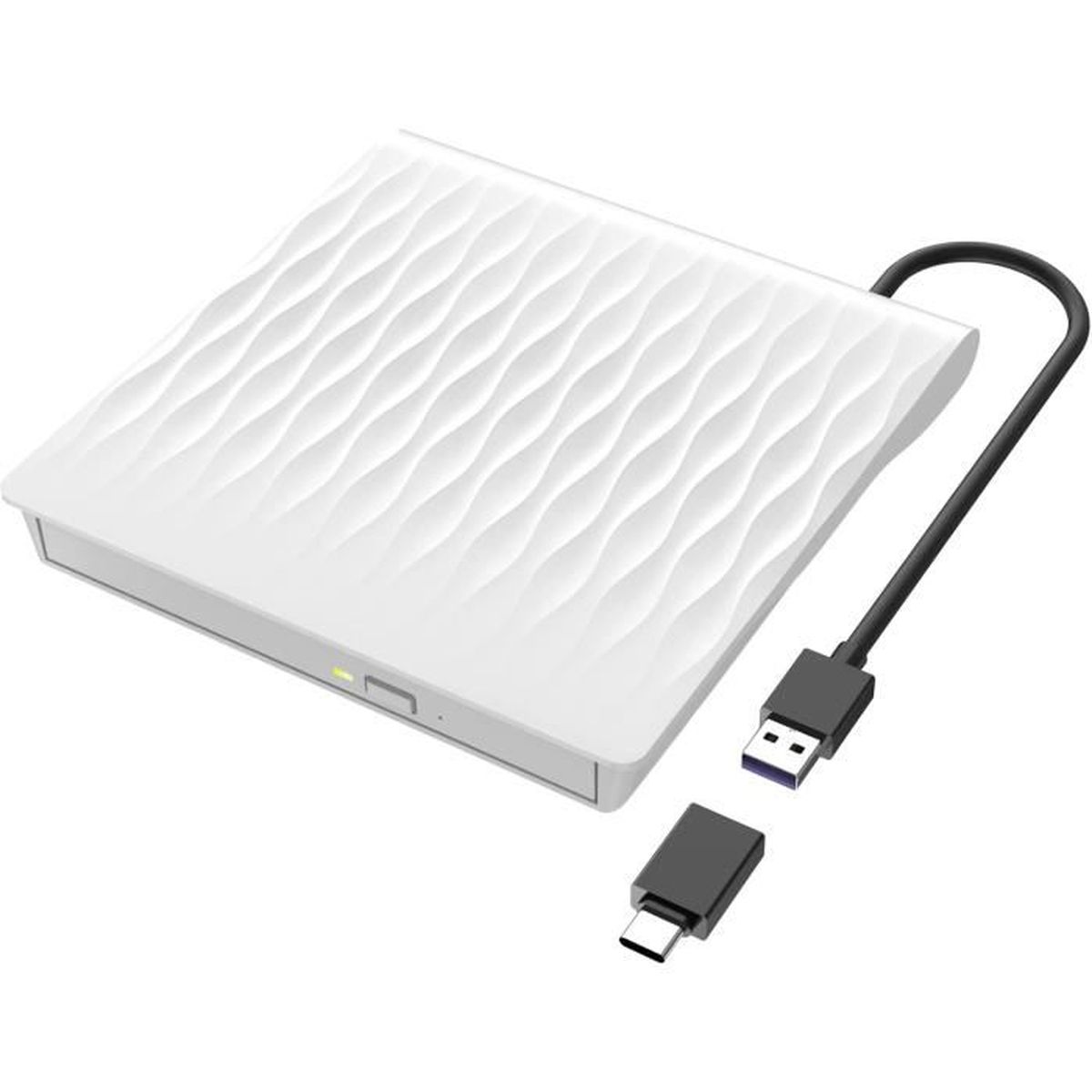 Lecteur CD DVD Externe, Graveur CD/DVD-RW Lecteur Optique USB 3.0 ...