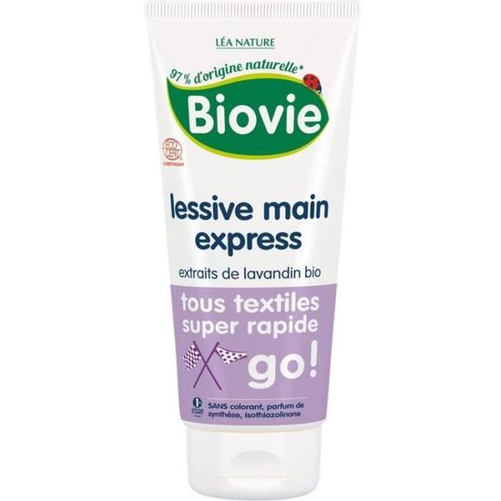 Biovie Lessive Main Express Huile Essentielle de Lavandin 200ml ...