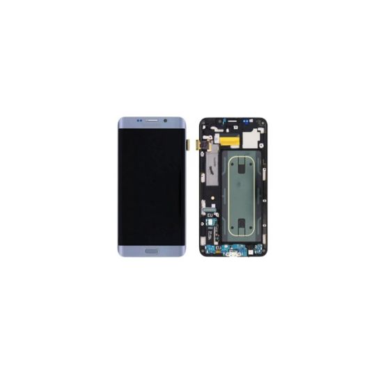 Original Ecran LCD et Vitre Tactile Sur Chassis Gris pour Samsung Galaxy S6 Edge Plus G928 GH97 ...
