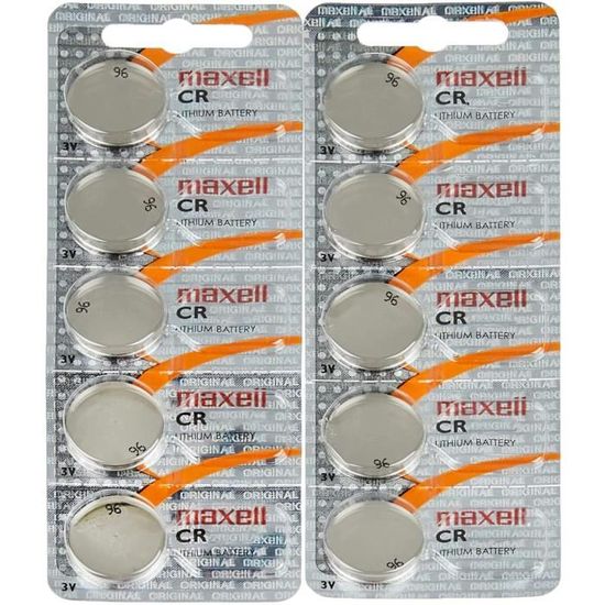 CR2016 Lot de 10 Piles Bouton au Lithium 3 V en 2 Piles Bouton[690] - Cdiscount Jeux - Jouets