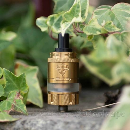 Gold Pro - atomiseur reconstructible, réservoir de Vape de 22mm, 2ml, bobine simple, flux'air ...