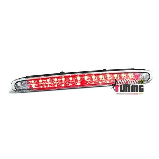 3 EME FEU STOP CHROME FULL LED PEUGEOT 206, 206 SW et 206 + (02884 ...